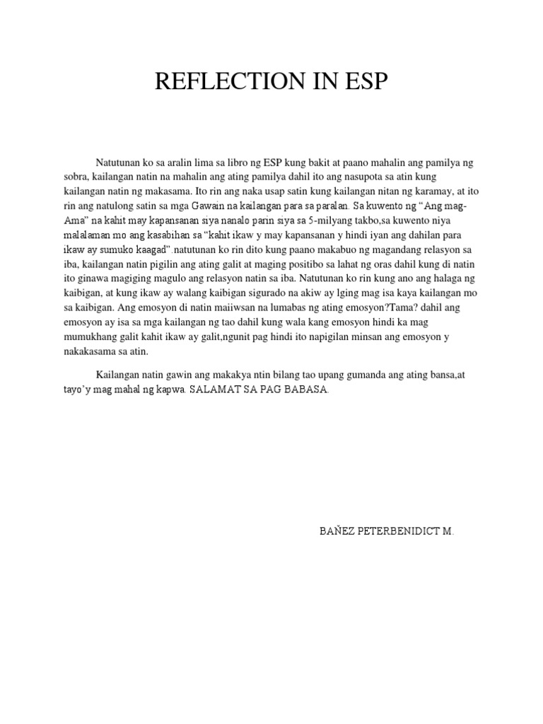 Reflection in Esp | PDF