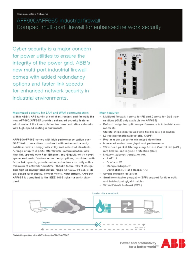 AFF660 Flyer April 2015 | PDF | Firewall (Computing) | Computer Network