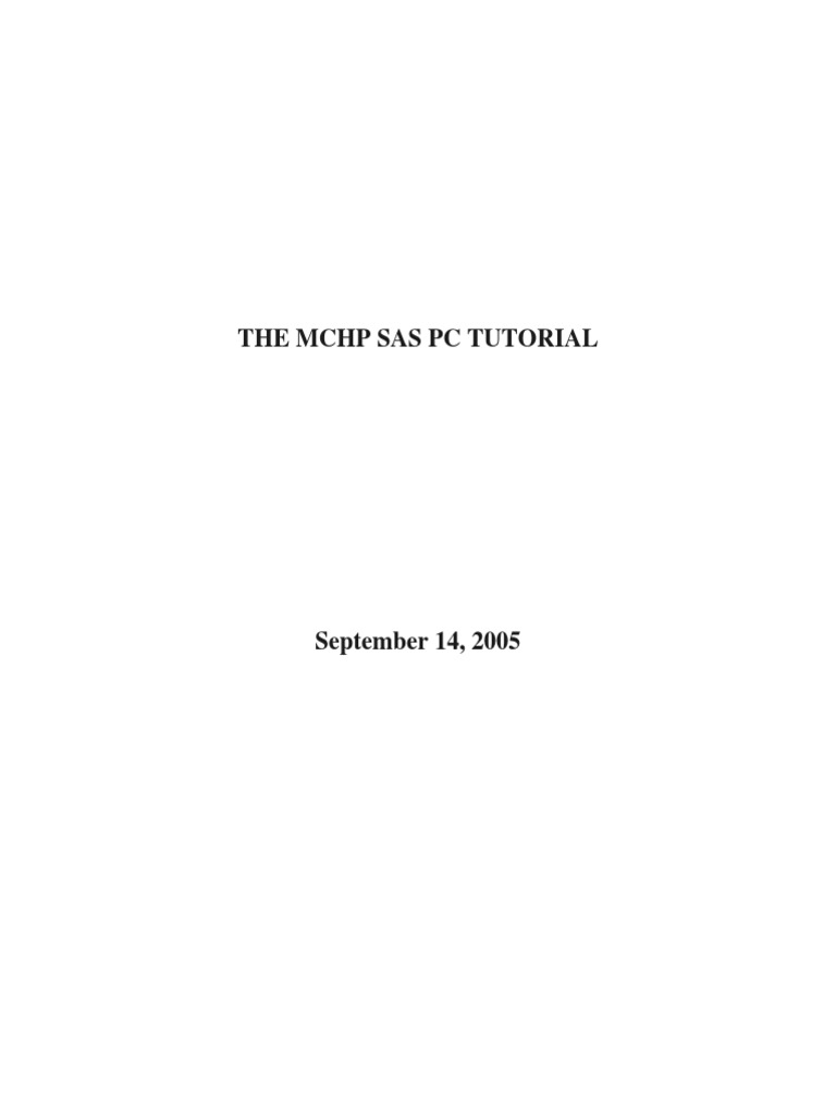 Sas Training Manual Pdf Sas Software File Format