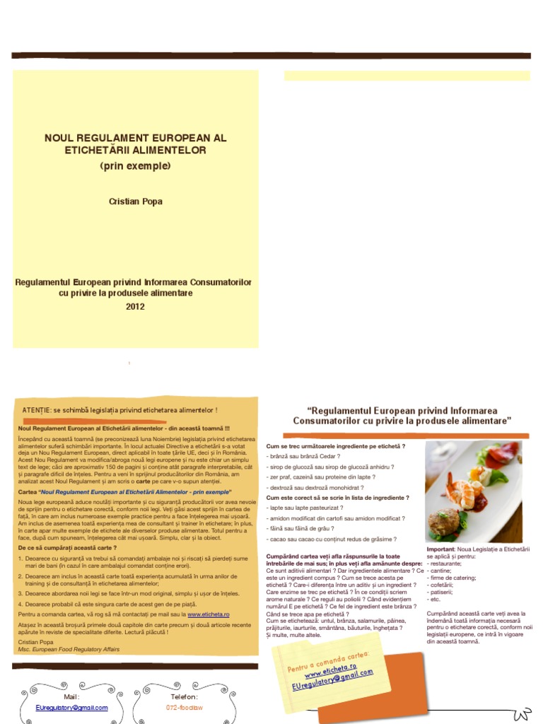 Brosura Etichetare PDF | PDF