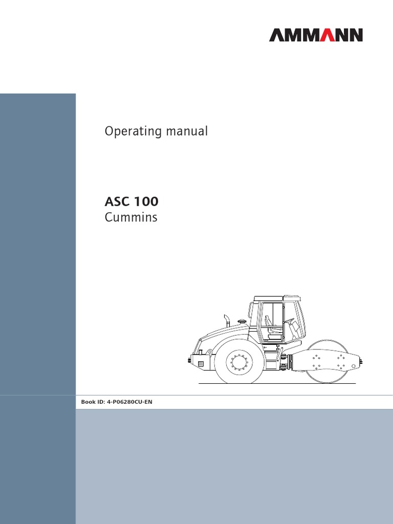 ASC 100 Operation Manual PDF | PDF | Motor Oil | Steering
