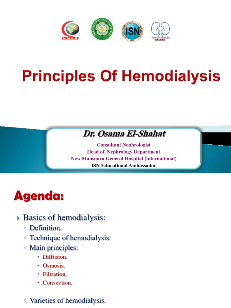 Hemodialysis Diffusion