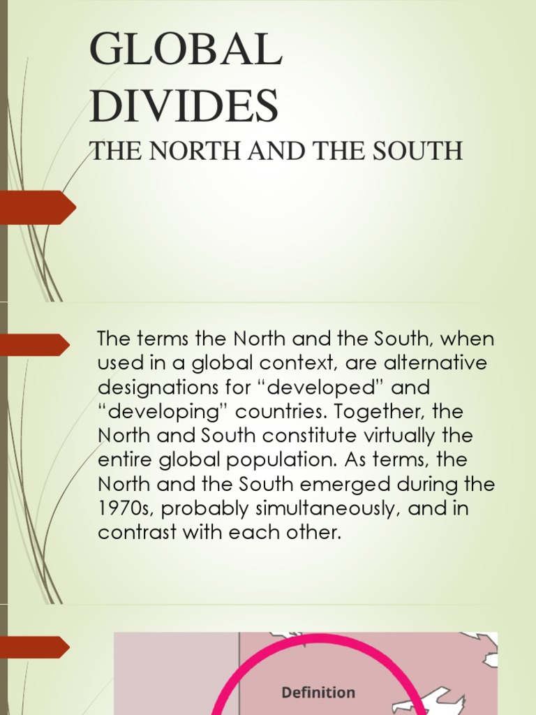 Global Divides: The North and The South | PDF | Economic Development ...