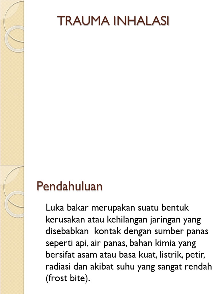 Trauma Inhalasi Rio | PDF