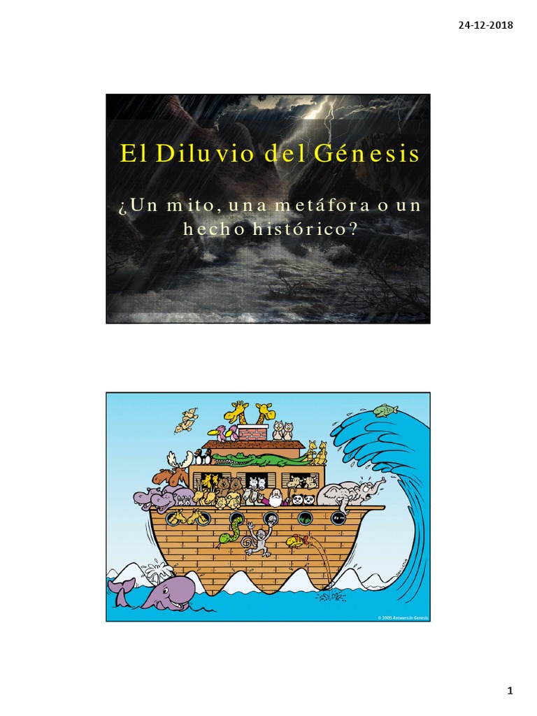 01-El Diluvio del Génesis-Santa Fe-2018.pdf | Mito de la inundación ...