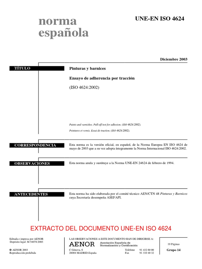 Iso 4624 | PDF | Organización internacional para la estandarización ...