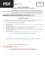 Clasificación de Tipos de Personajes | PDF