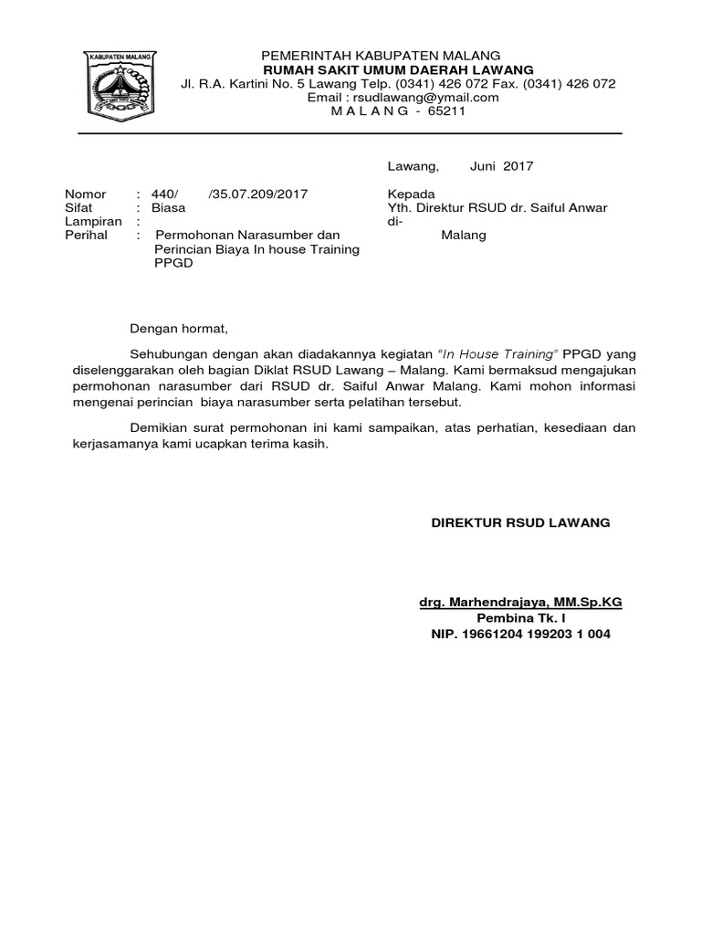 Format Undangan Lengkap | PDF