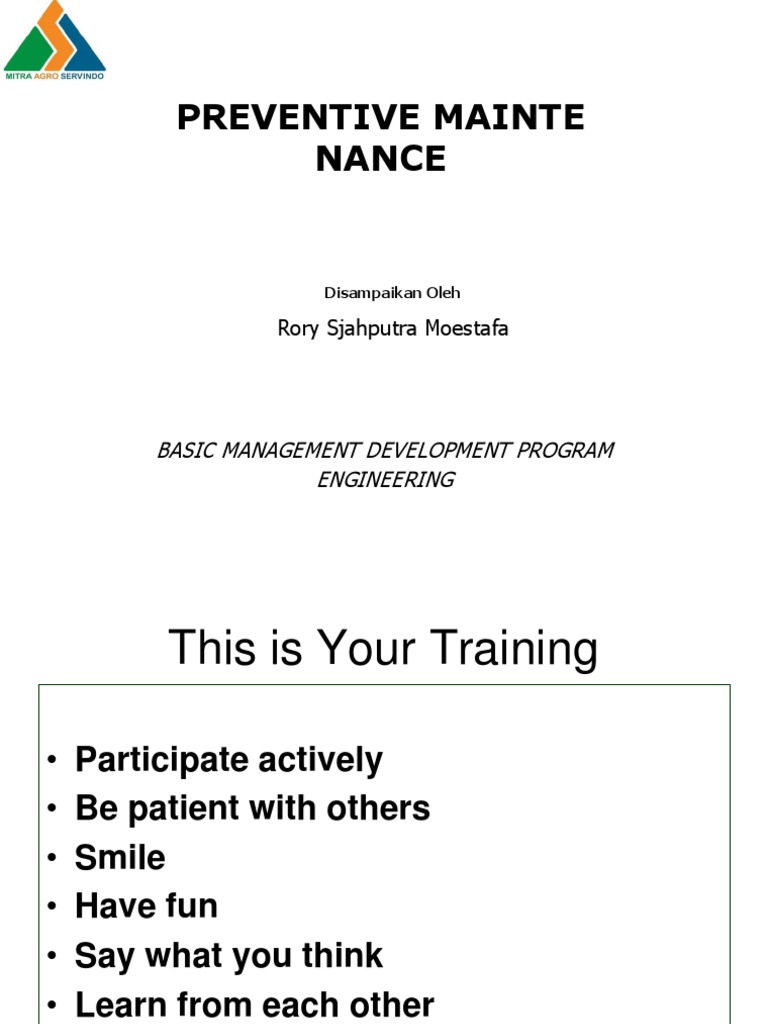 Maintenance PKS | PDF | Systems Engineering | Mechanical Engineering