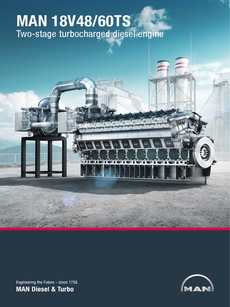 Man 18v48 60ts | PDF | Turbocharger | Diesel Engine