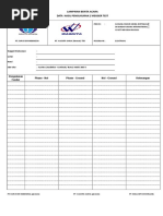 Formulir Inspeksi - Checklist Panel Listrik | PDF