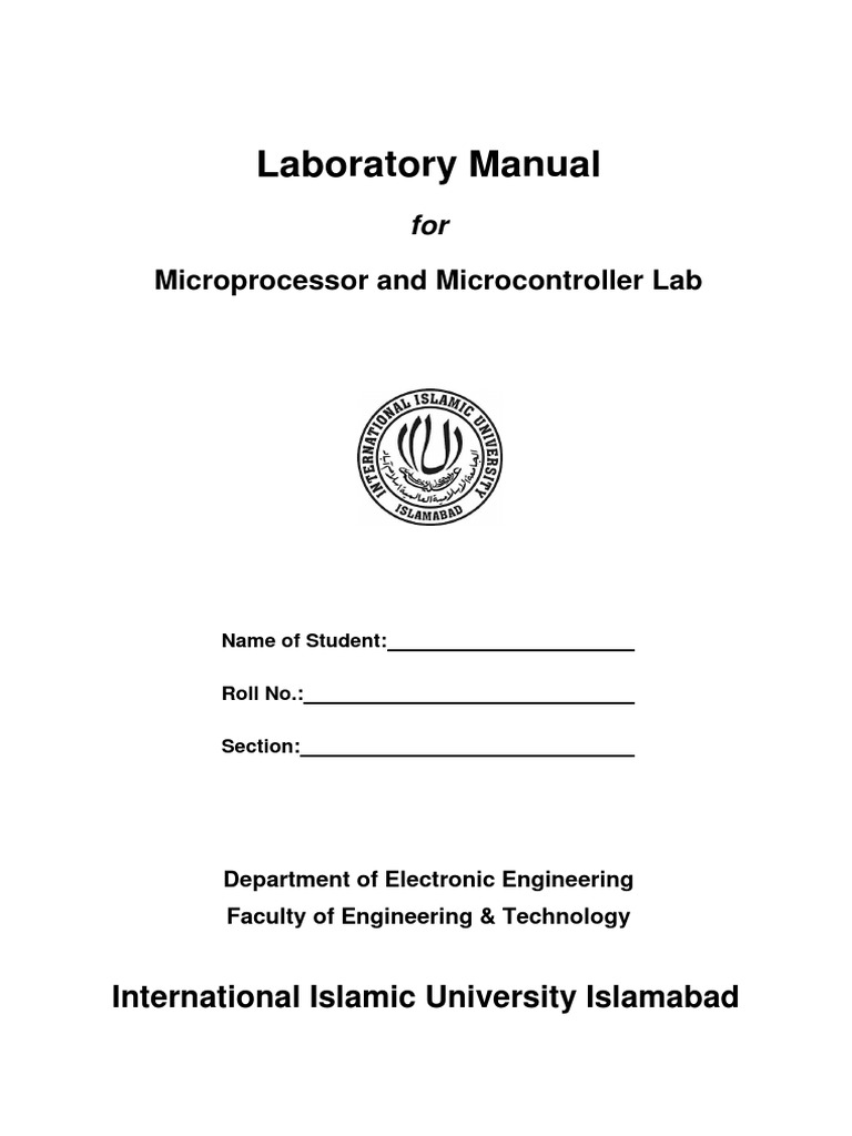 MC & MP Lab Complete Manual PDF | PDF | Microcontroller | Computer Hardware