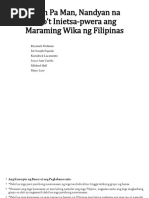 Balay Ni Mayang Lyricshjhbl | PDF