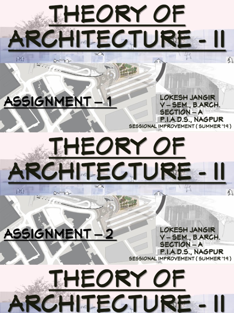 Theory of Architecture - II | PDF | Shape | Space