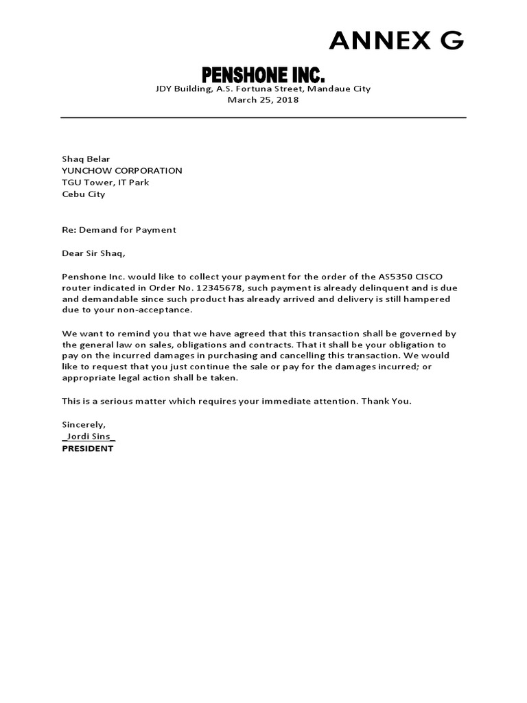 Annex G: President | PDF