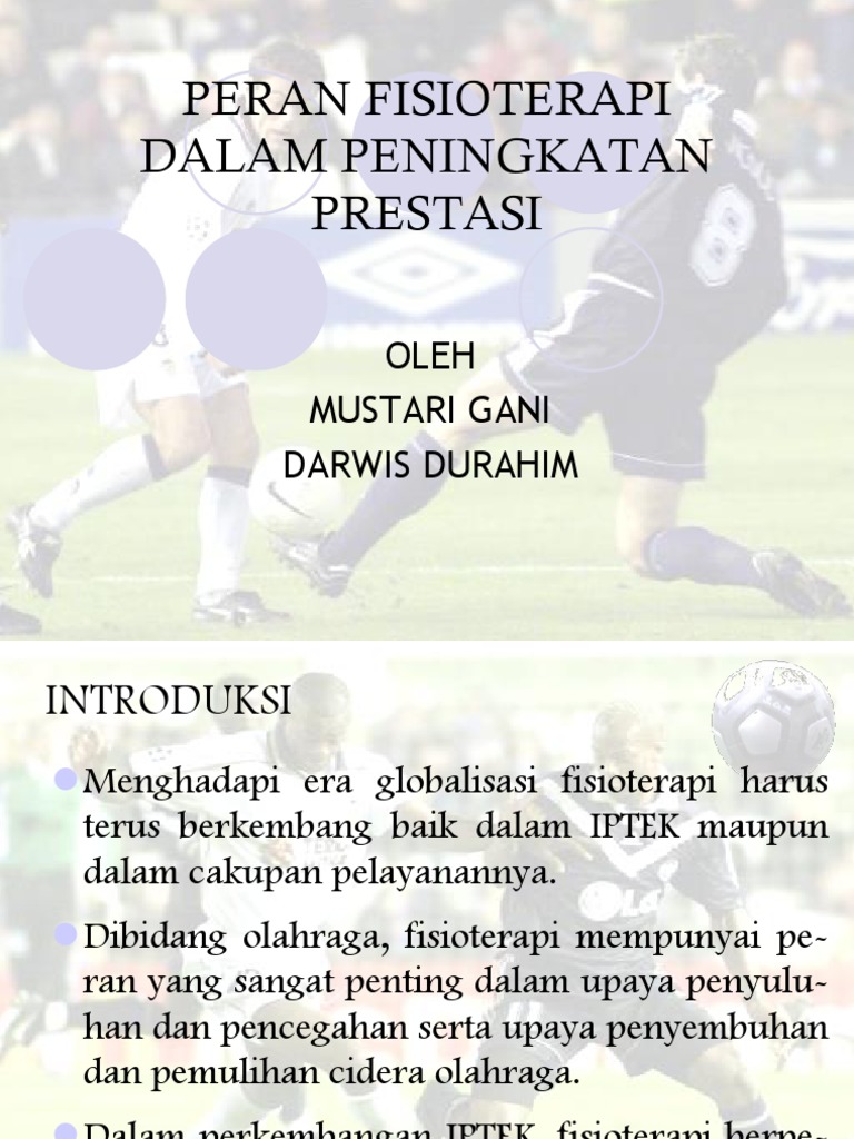 Fisioterapi untuk Peningkatan Prestasi Atlet | PDF
