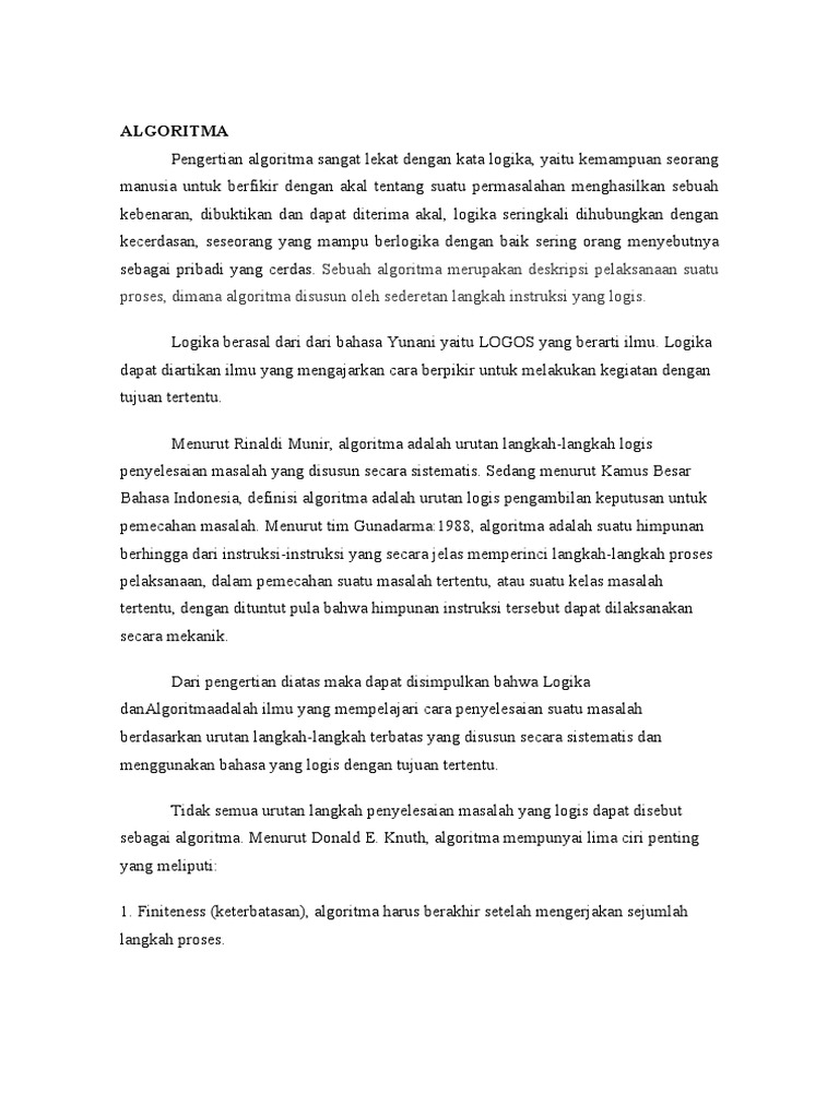 Resume Algoritma Dan Flowchart | PDF | Komputer