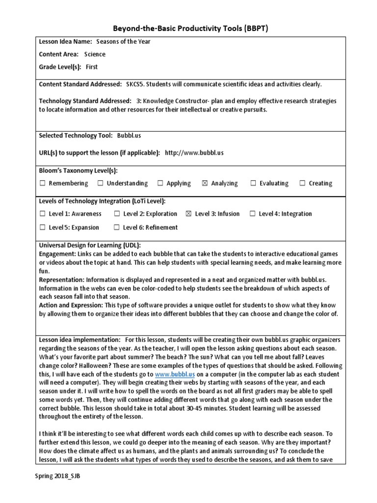 Beyond-the-Basic Productivity Tools (BBPT) : WWW - Bubbl.us | PDF | Learning | Cognition