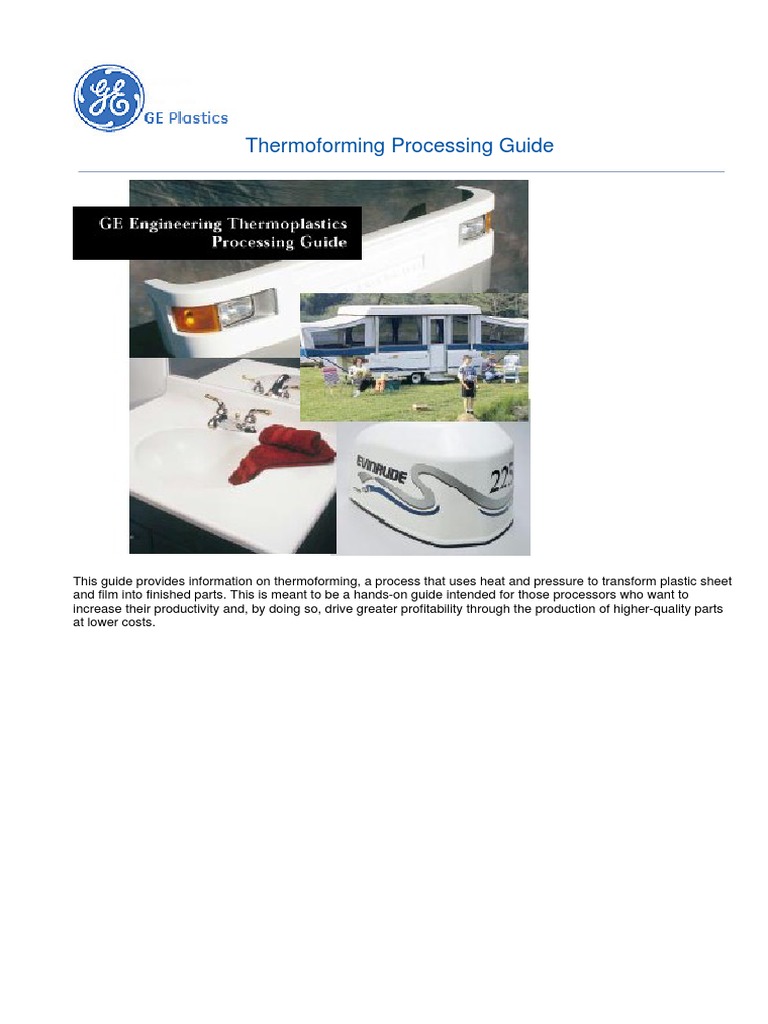 Thermoforming Design Guide (GE Plastics) PDF | PDF | Casting ...