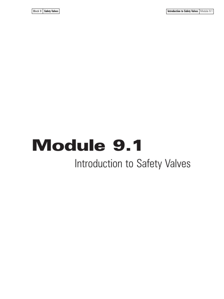 PSV Safety Valves Introduction | Valve | Pressure