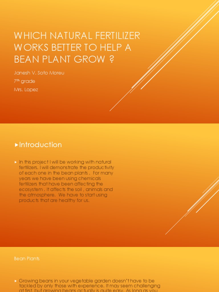 Natural Fertilizers Janesh Science Fair | PDF | Compost | Fertilizer