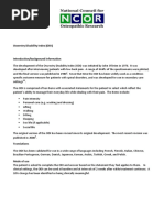 Orebro Questionnaire Scoring Guide | PDF