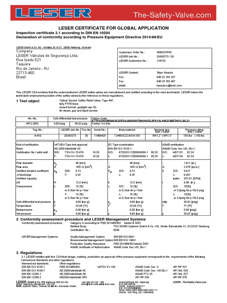 31287 | PDF | Valve | Energy Technology