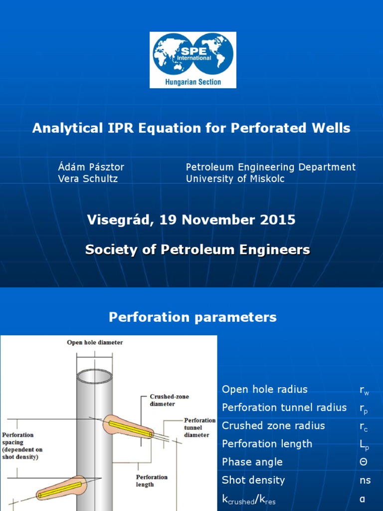 4 SPE Analytical IPR Equation For Perforated Wells | PDF | Equations ...