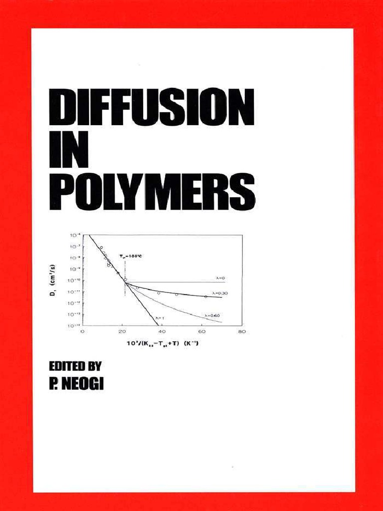 Diffusion in Polymers PDF | Diffusion | Non Equilibrium Thermodynamics