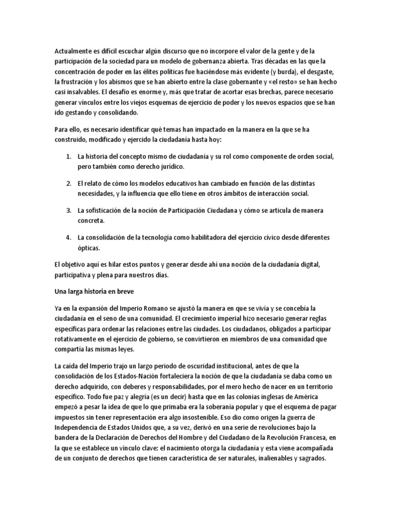 La Ciudadania En El Siglo 21 Pdf Ciudadanía Participación Pública 1561