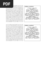 Sopa de Letras de Tabla Periódica de Los Elementos Químicos | PDF ...