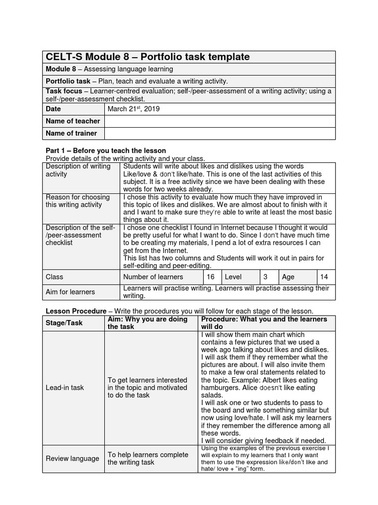 Assessing Writing Exercises | PDF | Educational Assessment | Learning