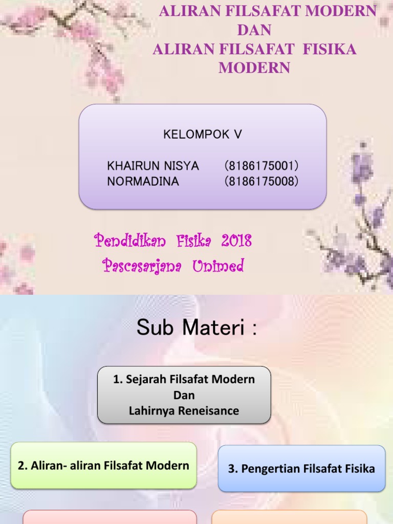 Aliran Filsafat Modern | PDF