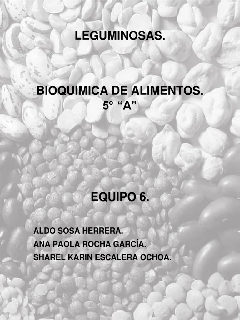LEGUMINOSAS | PDF | Legumbre | Germinación