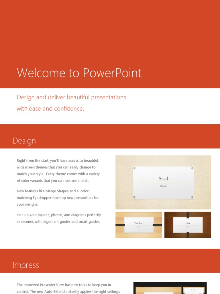 Welcome To Powerpoint: Design and Deliver Beautiful Presentations With ...