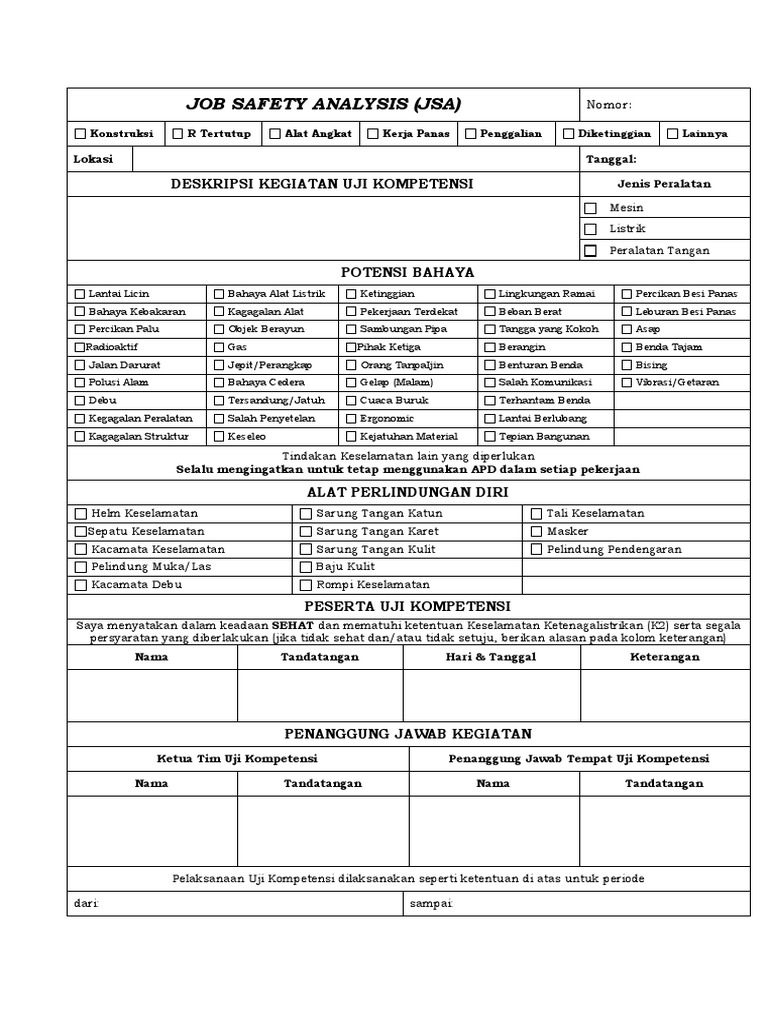14.job Safety Analysis | PDF