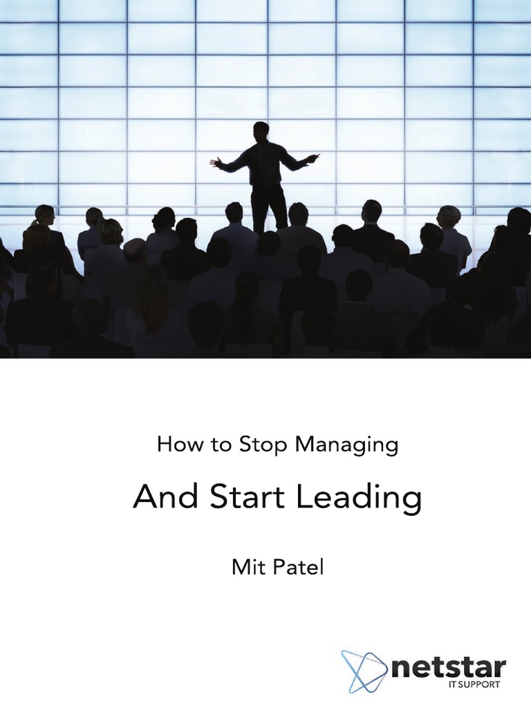 Stop Managing, Start Leading Guide | PDF | Motivation | Motivational