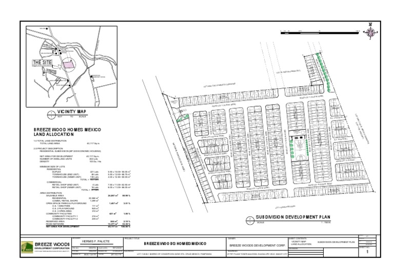 Mexico Site Devt Plan A1 | PDF