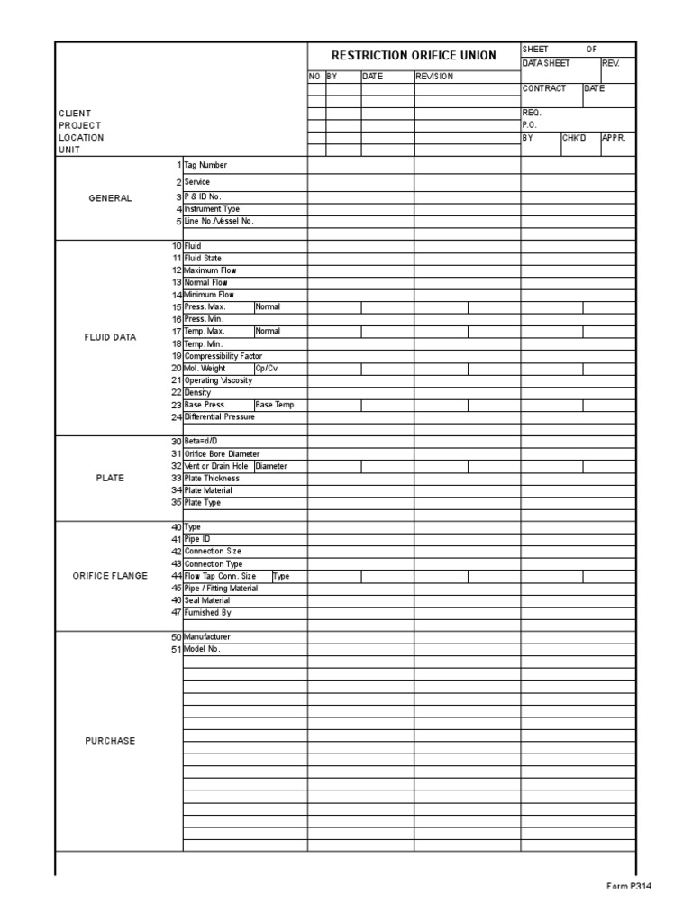 Restriction Orifice Union | PDF | Dynamics (Mechanics) | Fluid Mechanics