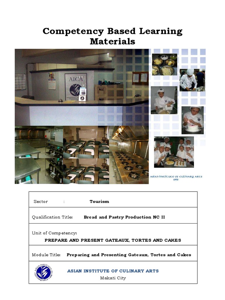 CBLM BPP | PDF | Custard | Cakes