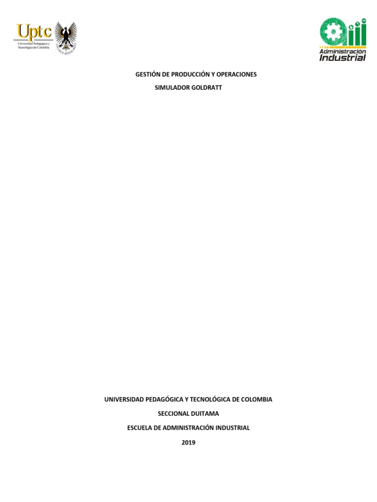 Simulador Goldratt 390 | PDF | Inventario | café