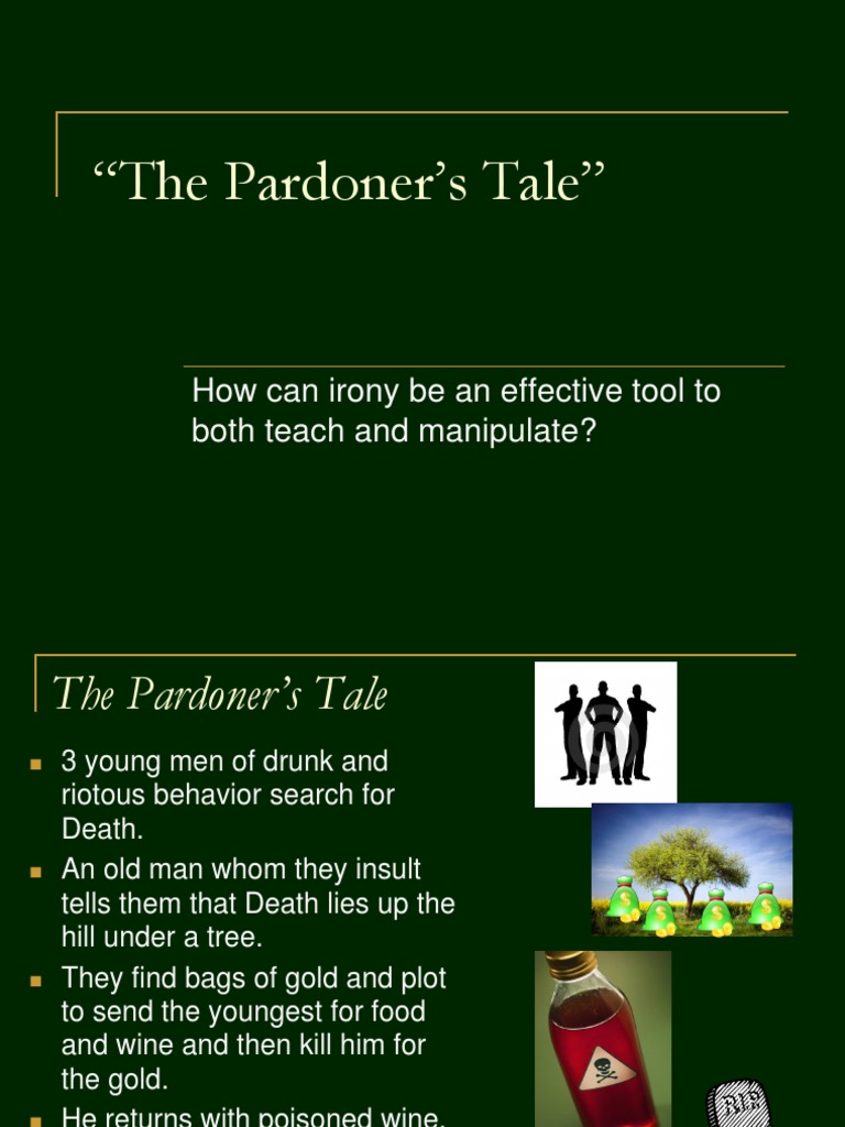 Pardoners Tale PowerPoint SY15 | PDF | Seven Deadly Sins | Christianity