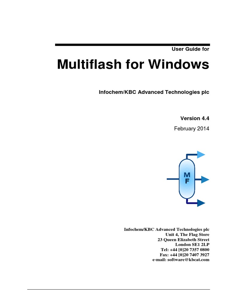 Manual Multiflash 4.x PDF | PDF | Phase (Matter) | Petroleum
