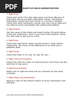 3 Checks for Safe Medication Administration | PDF | Pharmacology | Medicine