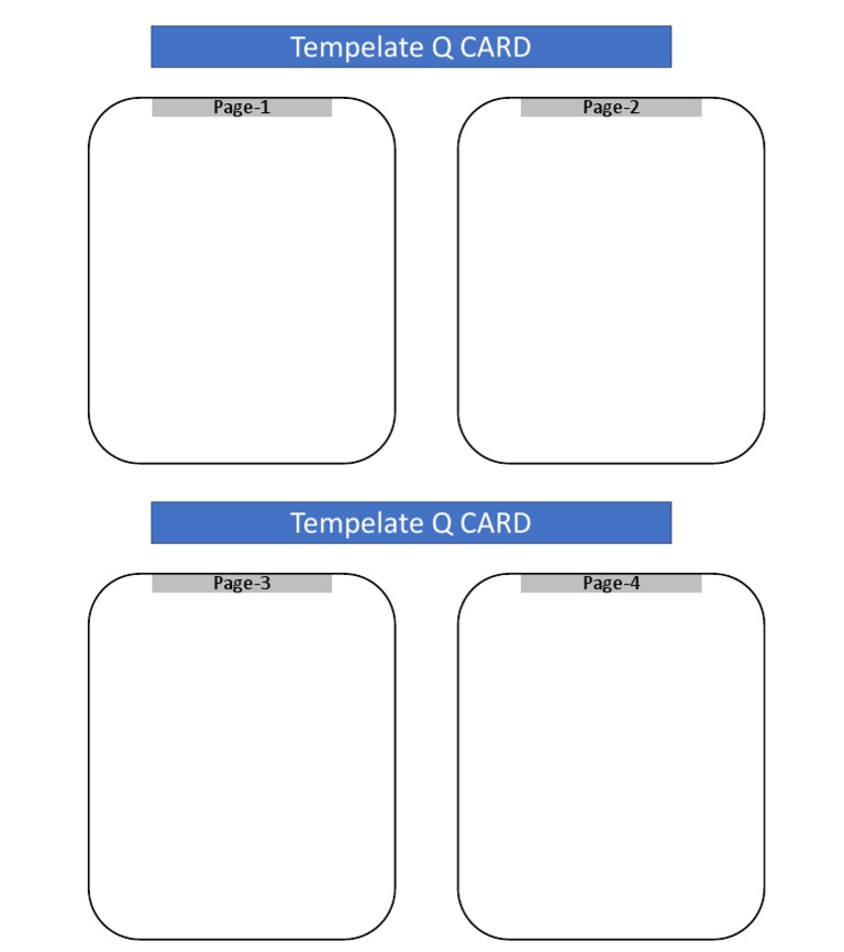 Template Q CARD Pages 1-4 | PDF