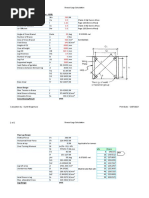Sample Design Calculation - Vessel Supported On Lugs | PDF | Bending ...