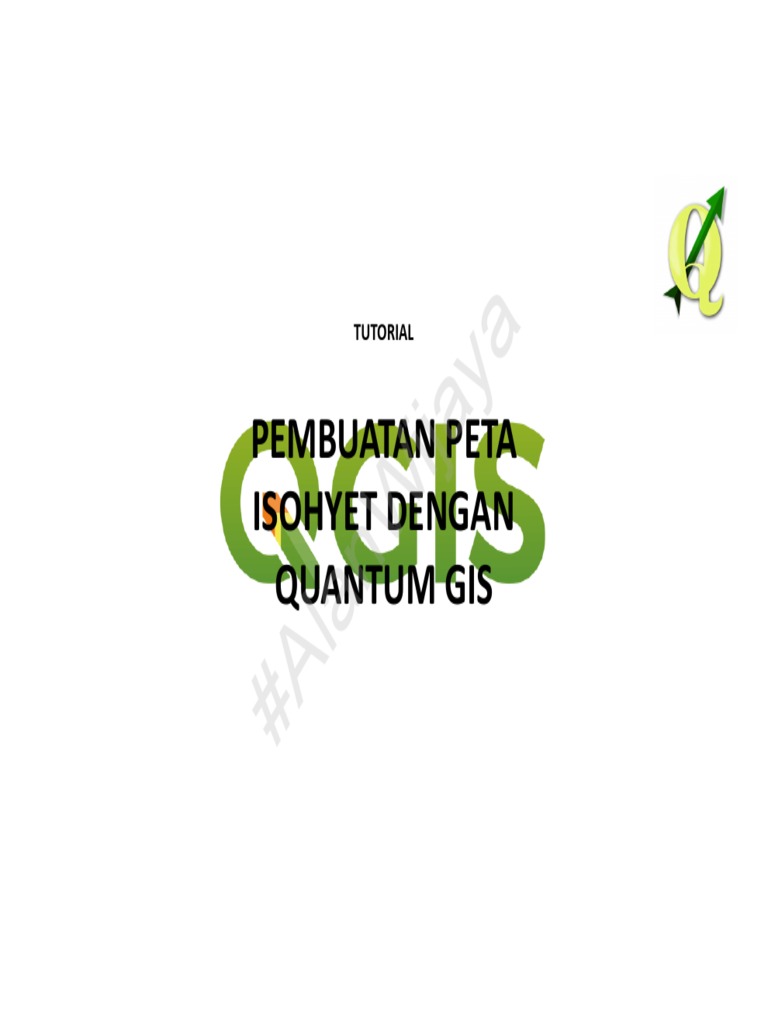 Tutorial Qgis Isohyet | PDF