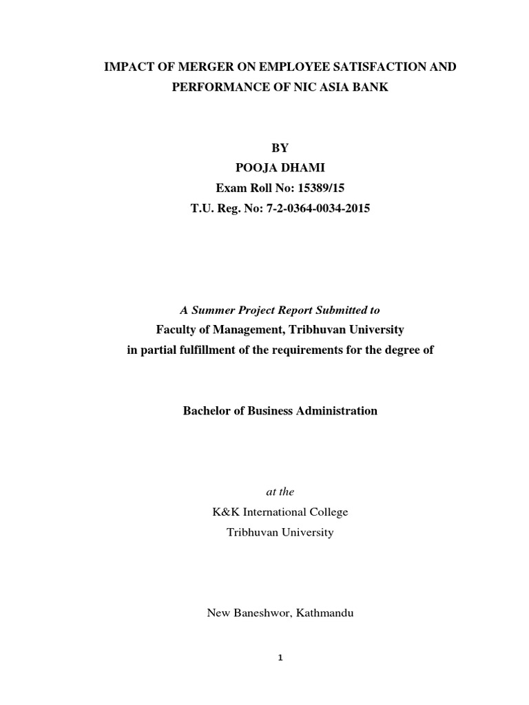 Pooja Dhami Final Report | PDF | Mergers And Acquisitions | Data Analysis