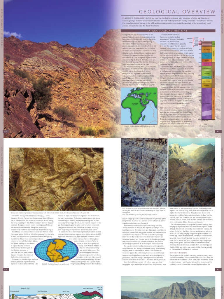 Geology of UAE | PDF | Dune | Sedimentary Rock