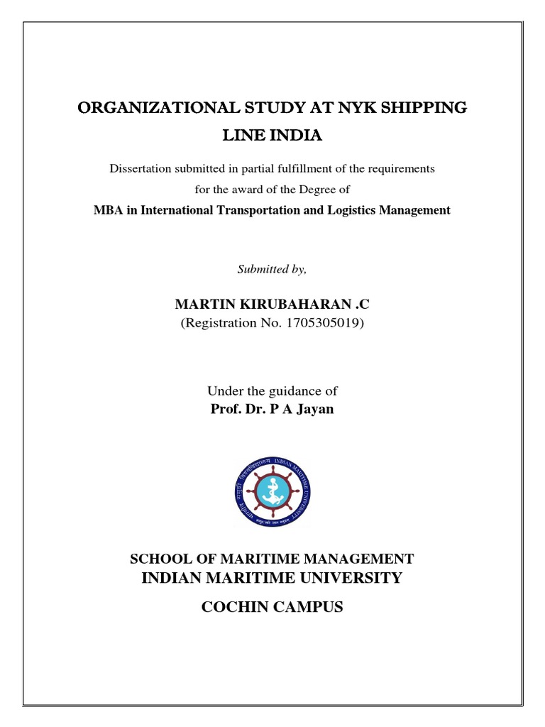 Final Internship Report | PDF | Containerization | Sales